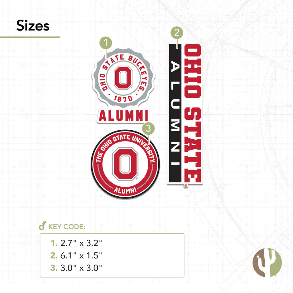 Ohio State Decals, Stickers & Magnets – Shop OSU Buckeyes