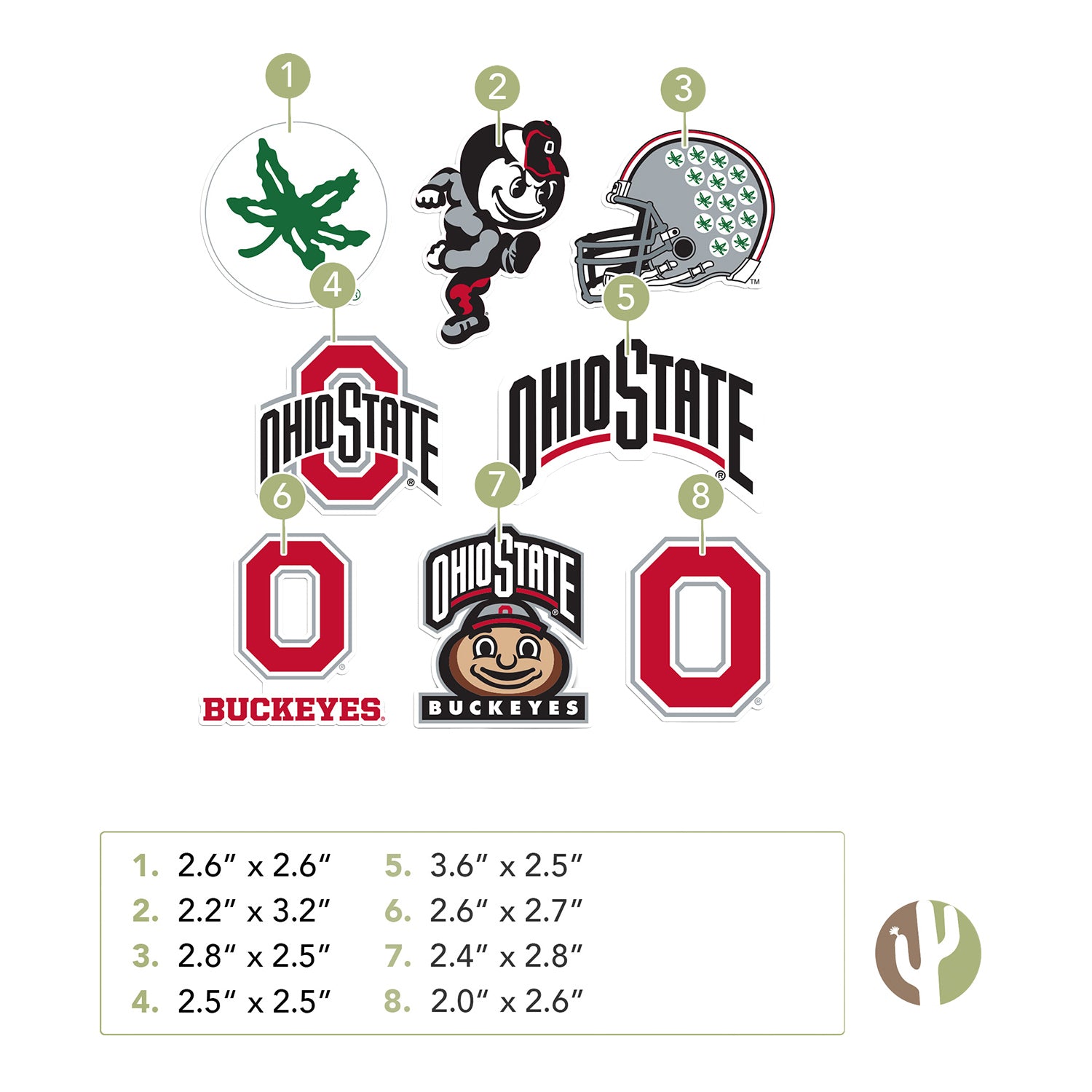 Ohio State Decals, Stickers & Magnets – Shop OSU Buckeyes