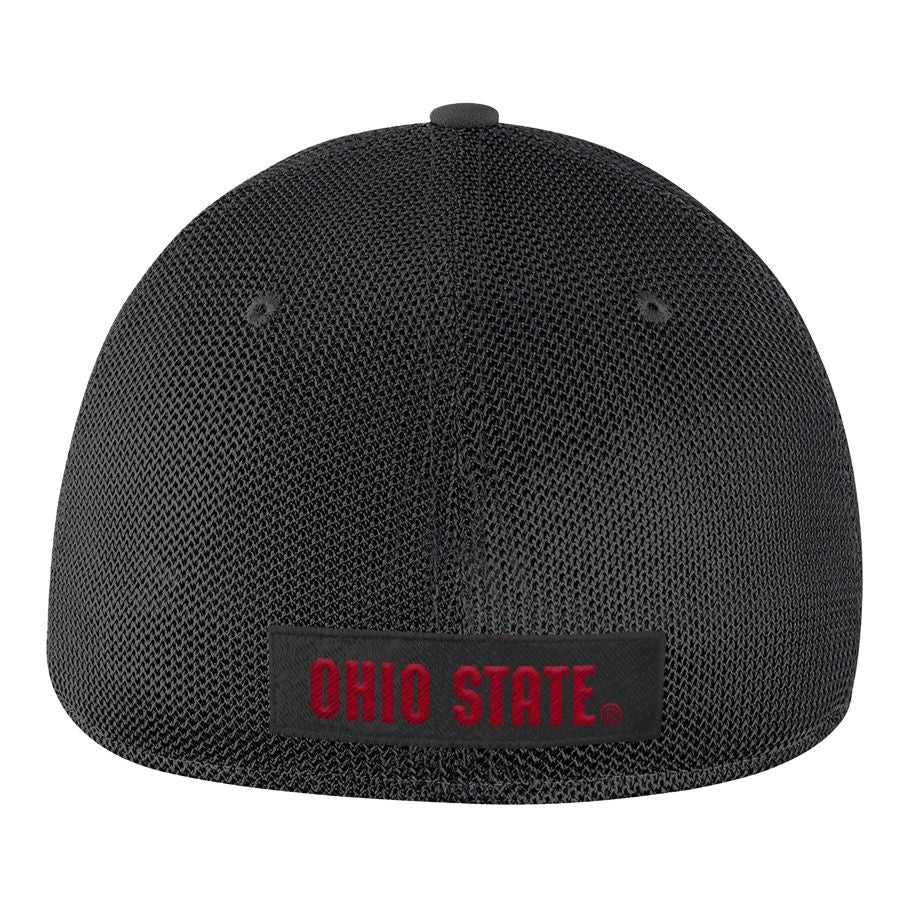 Ohio State Buckeyes Nike Primary Logo Mesh Back Black Flex Hat | Shop ...